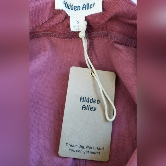 Hidden Alley | Dresses | Nwt Hidden Alley Corduroy Overall Dress Rust ...